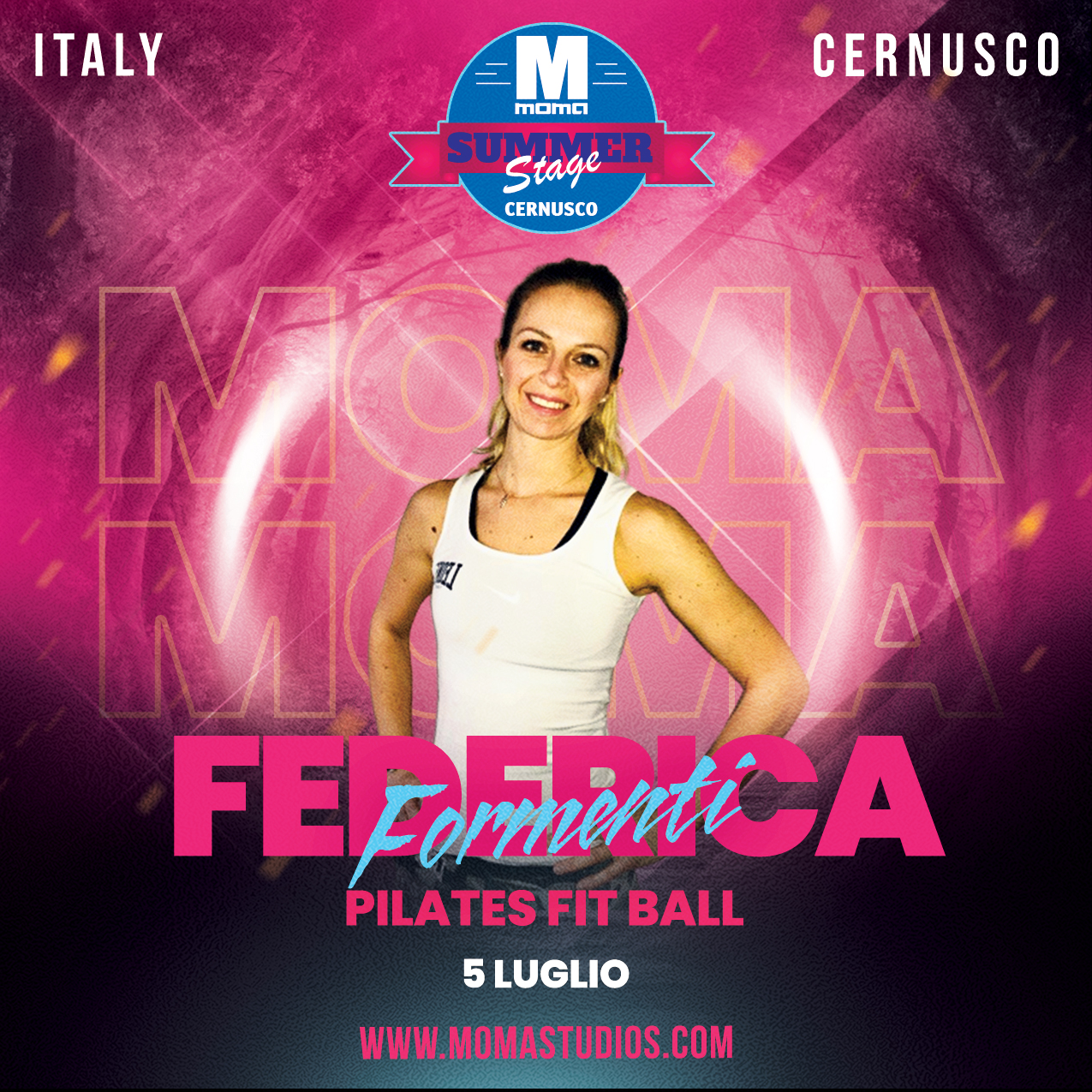 GINNASTICA PILATES FIT BALL con Federica - Moma Studios